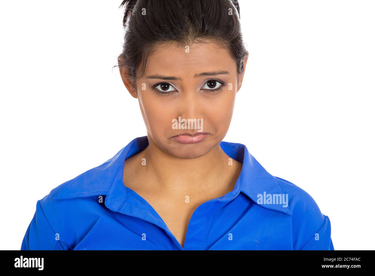 Indian woman sad hi-res stock photography and images - Alamy