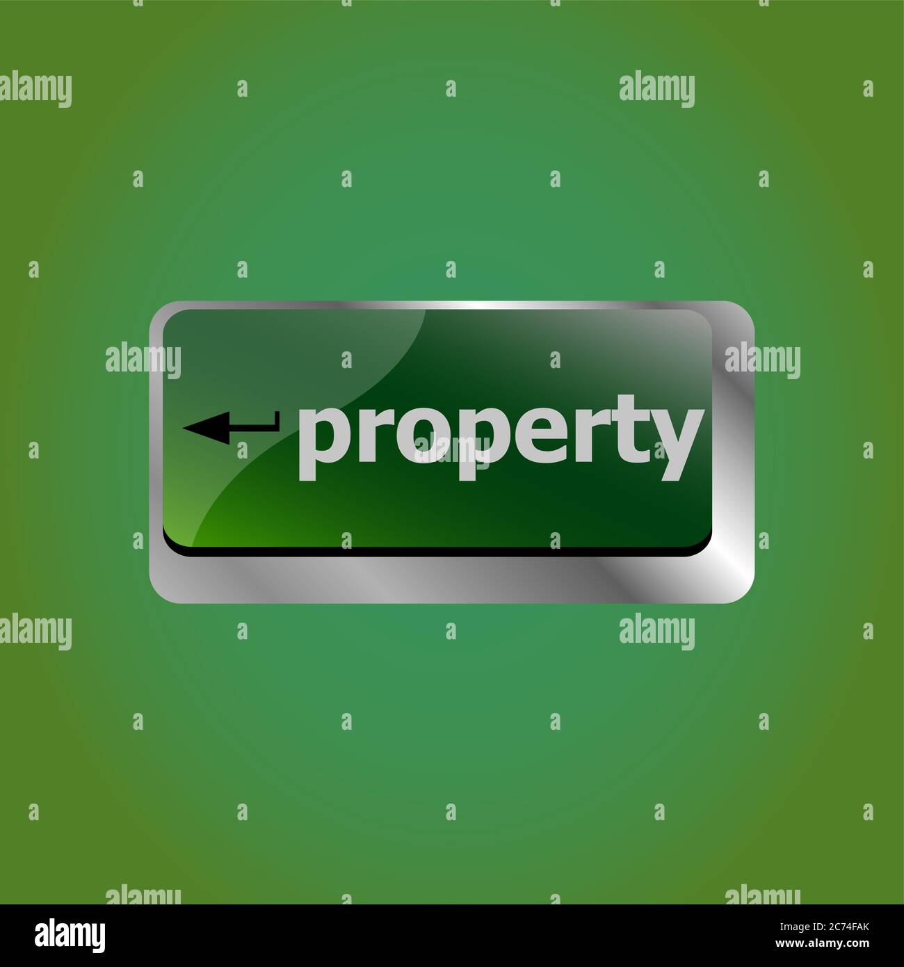 computer Keyboard key with company button. Business concept Stock Photo ...