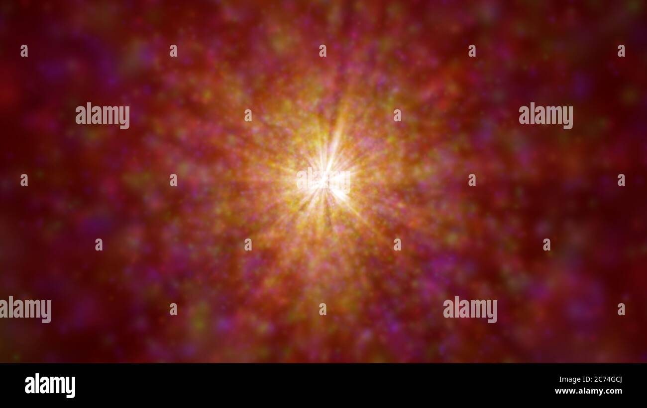 nebula particle ray light in deep space Stock Photo - Alamy