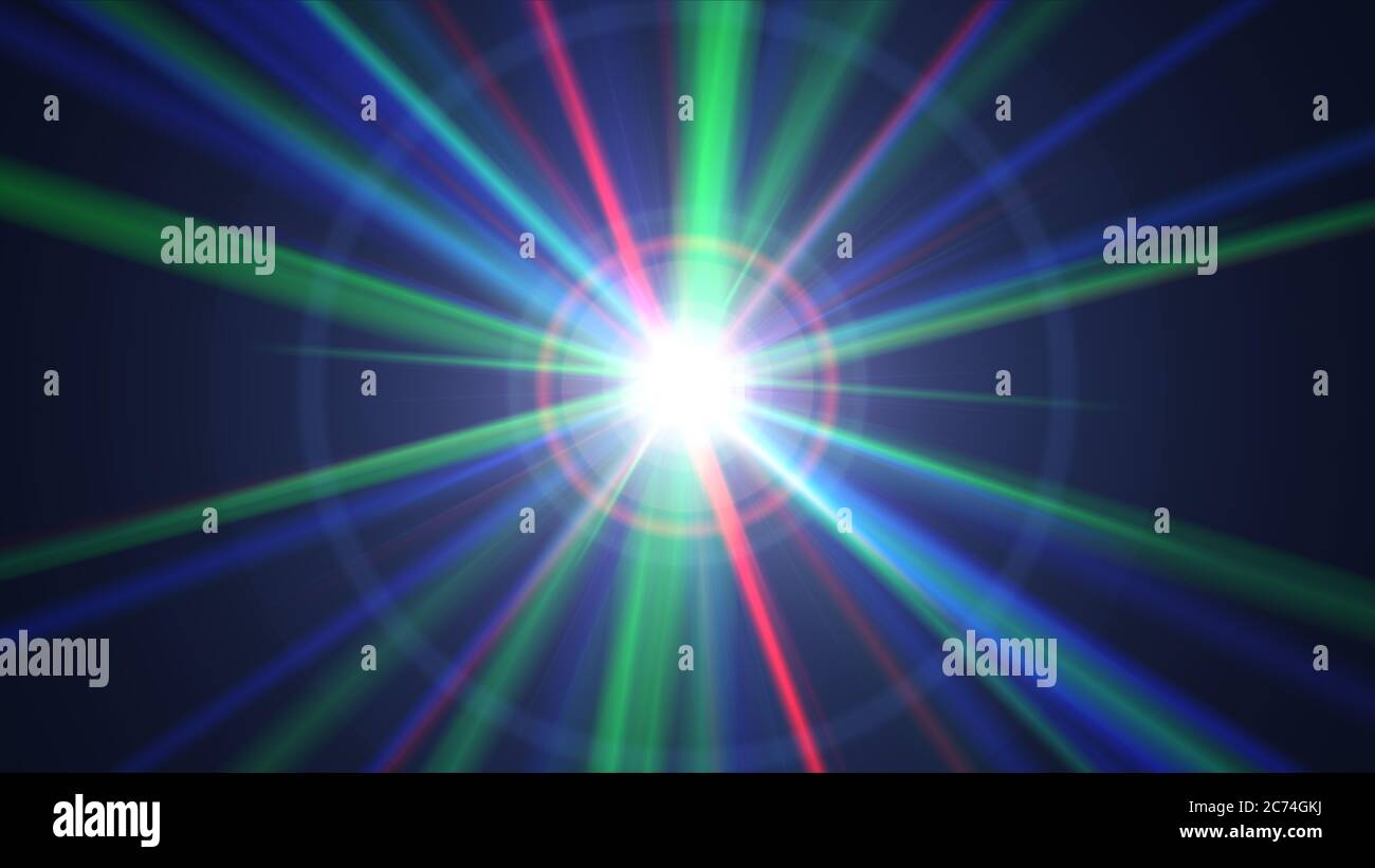 light effect abstract star burst flash laser beam ray illustration ...
