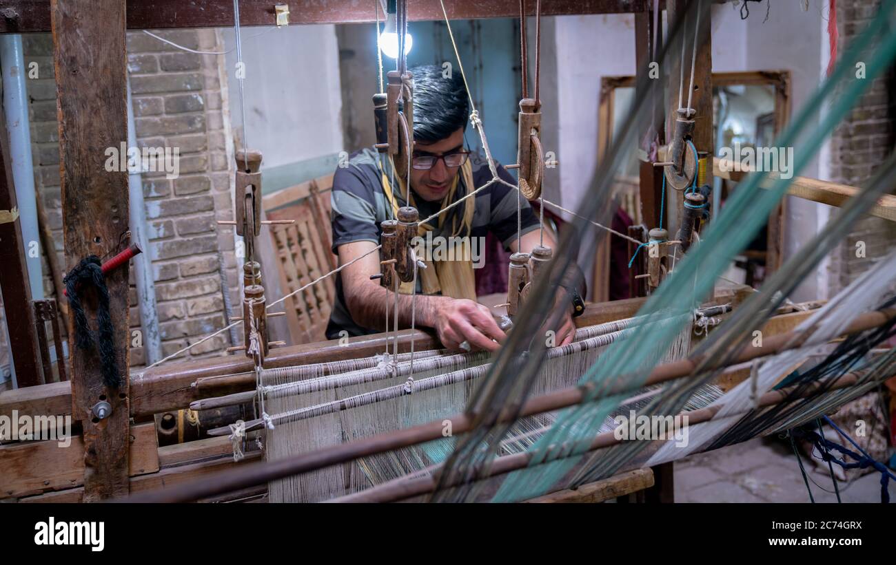 Iranian loom hi-res stock photography and images - Alamy