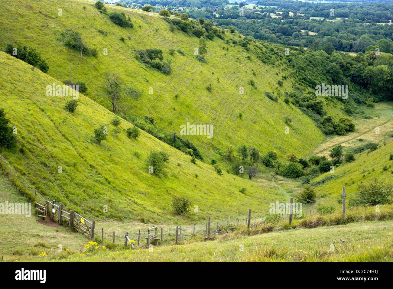 Devils kneading trough wye downs hi-res stock photography and images ...