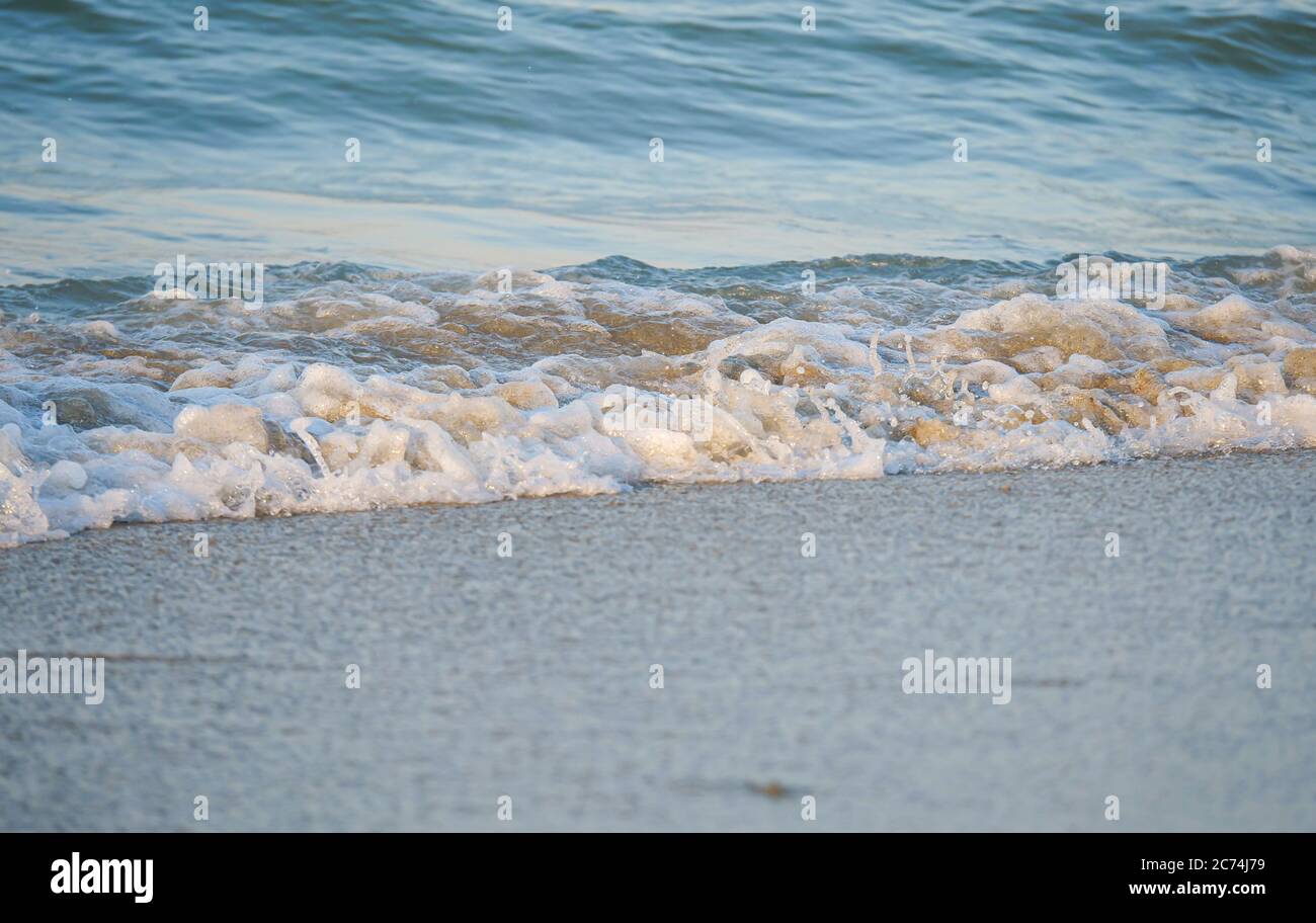 wave splash sea beach macro, close up Stock Photo - Alamy