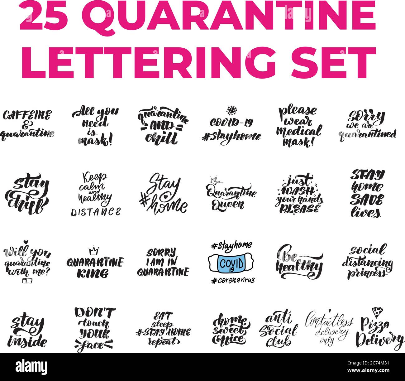 Vector calligraphy illustration isolated on white background Stock ...