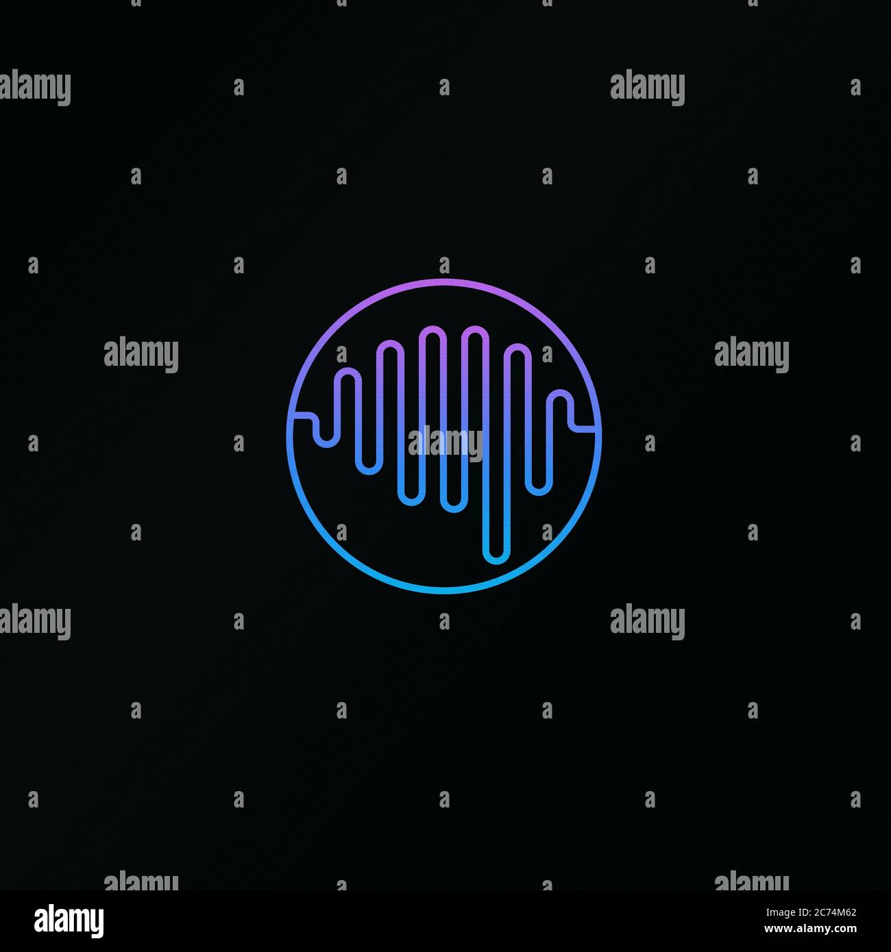 Brain wave abstract vector logo template Stock Vector Image & Art - Alamy