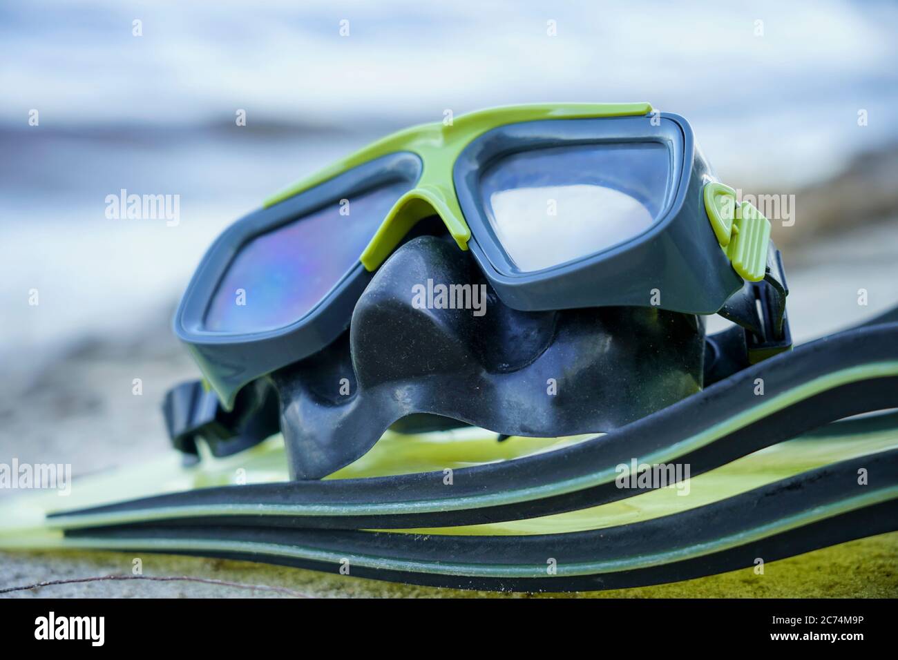 Rubber flippers hi-res stock photography and images - Alamy