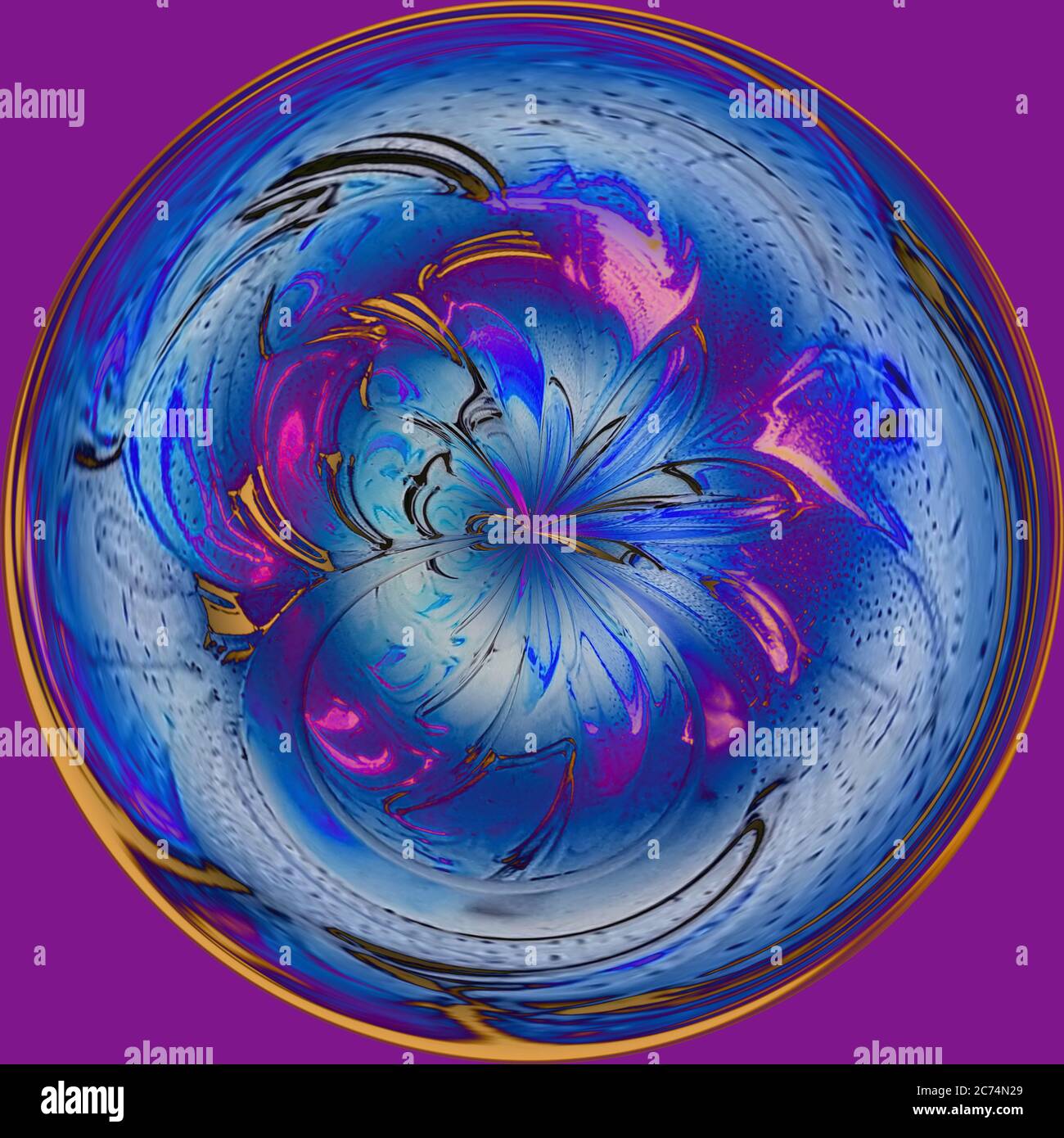 Coloured orb/colored orb Stock Photo - Alamy
