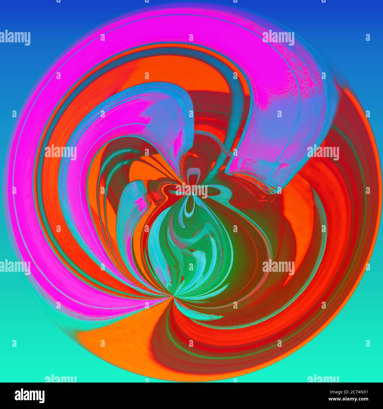 Coloured orb/colored orb Stock Photo - Alamy