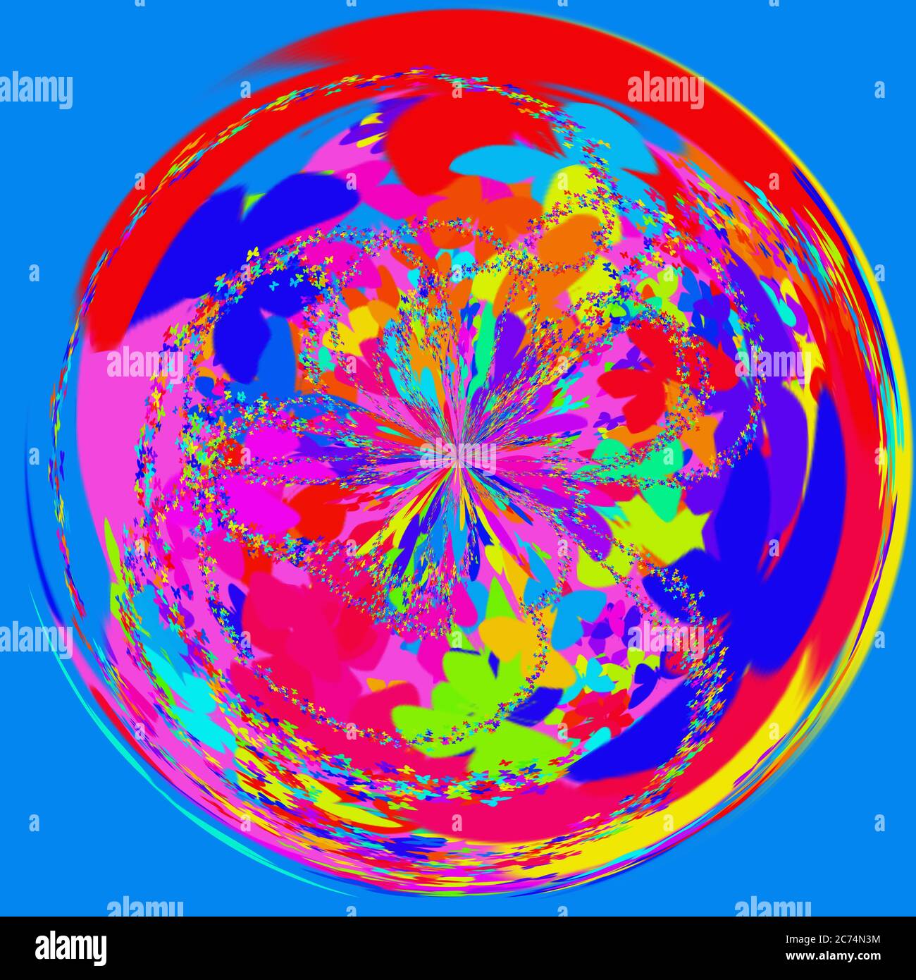 Coloured orb/colored orb Stock Photo - Alamy