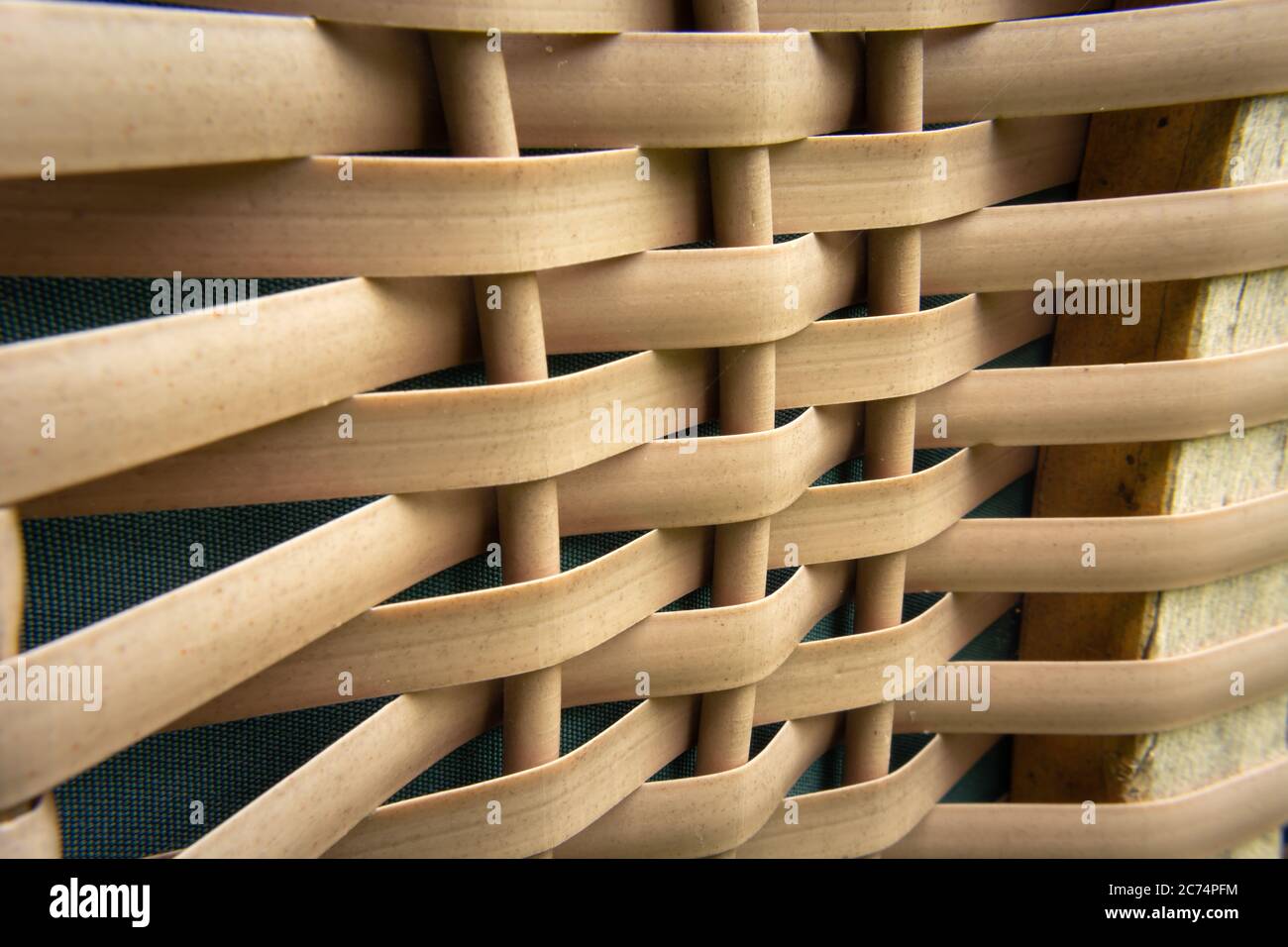 Close up the beach wicker basket structure Stock Photo - Alamy