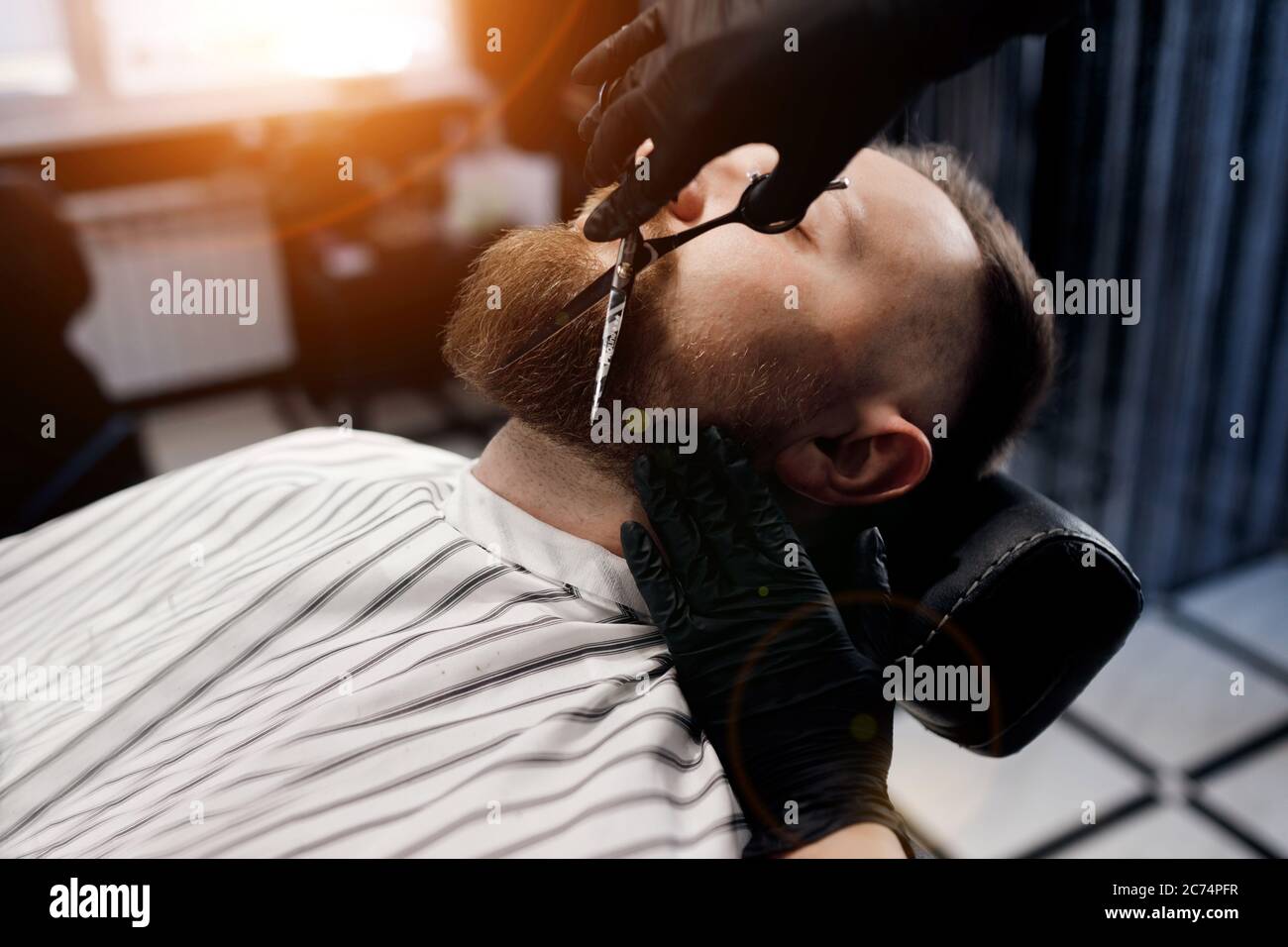 Man shaving woman hi-res stock photography and images - Alamy