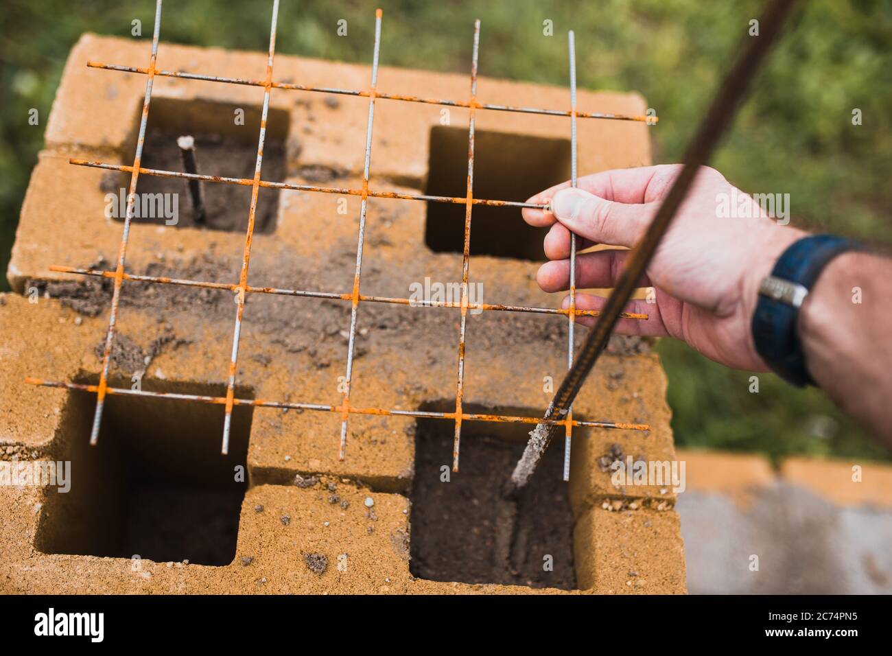 Steel mesh reinforcement for masonry reinforcement - professional wall ...