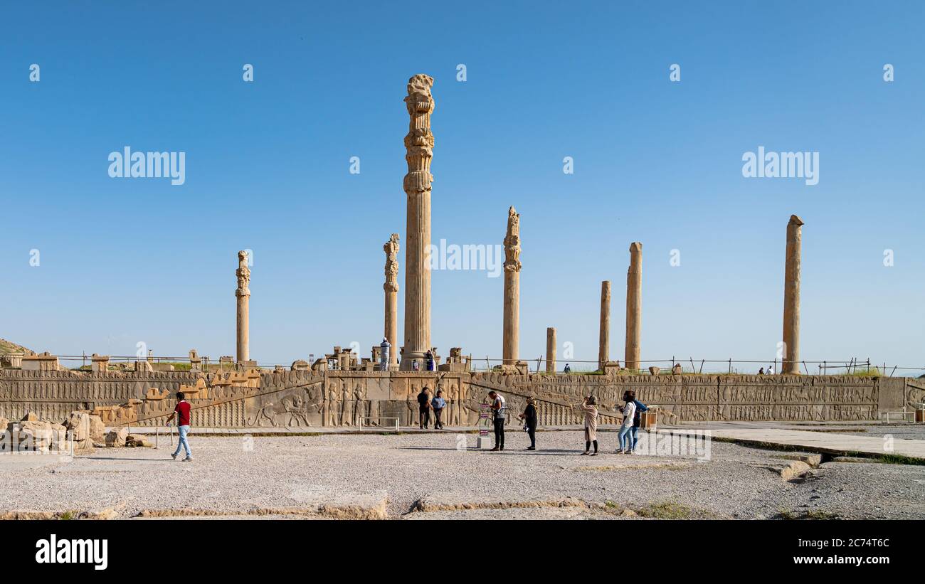 Persapolis, Iran - May 2019: Ruins of Persapolis, the capital of ...