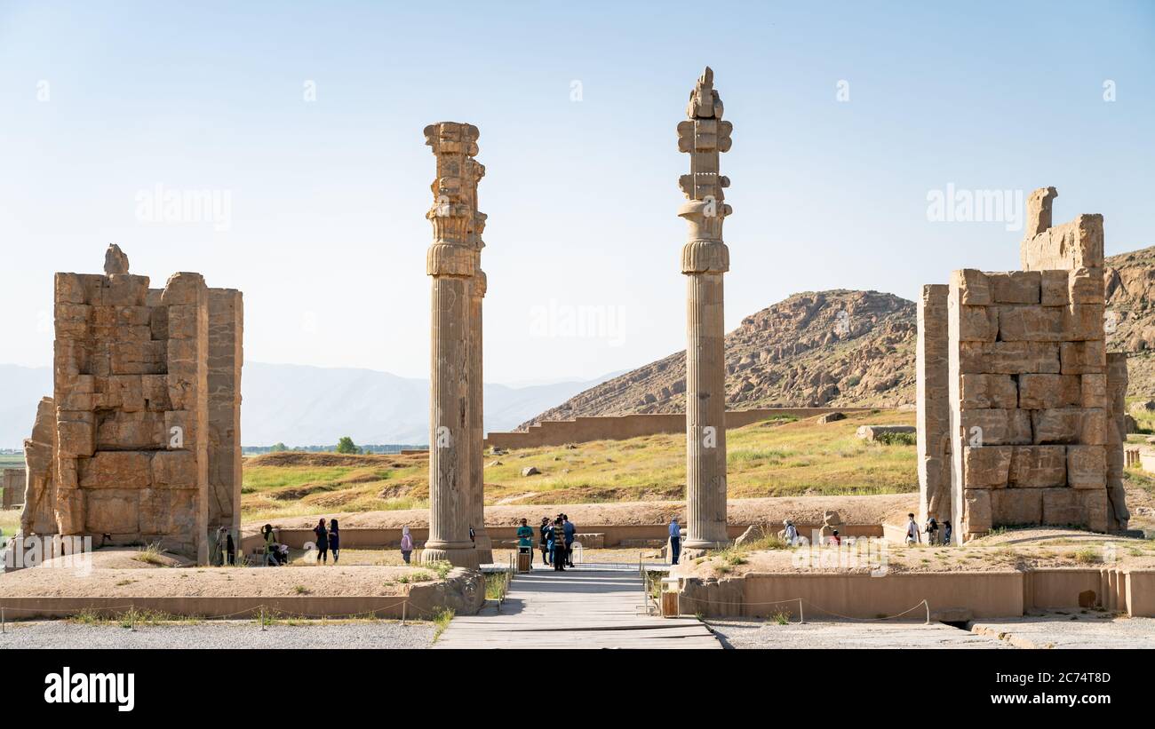 Persapolis, Iran - May 2019: Ruins of Persapolis, the capital of ...
