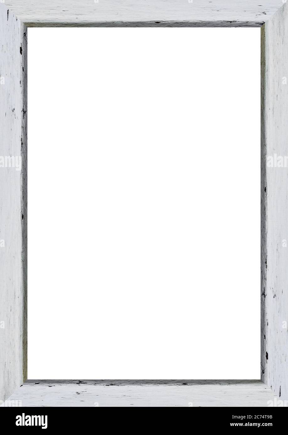 White frame background with decorated design borders Stock Photo - Alamy