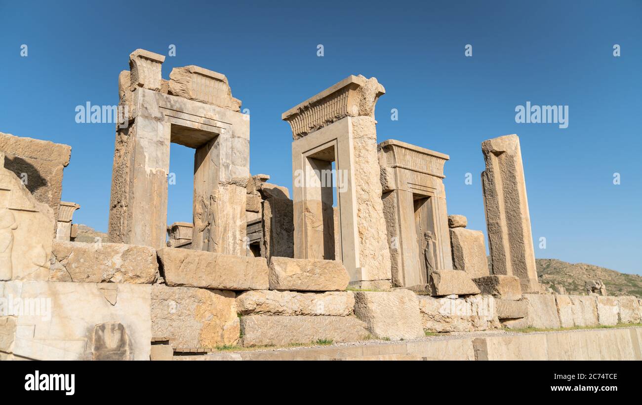 Persapolis, Iran - May 2019: Ruins of Persapolis, the capital of ...