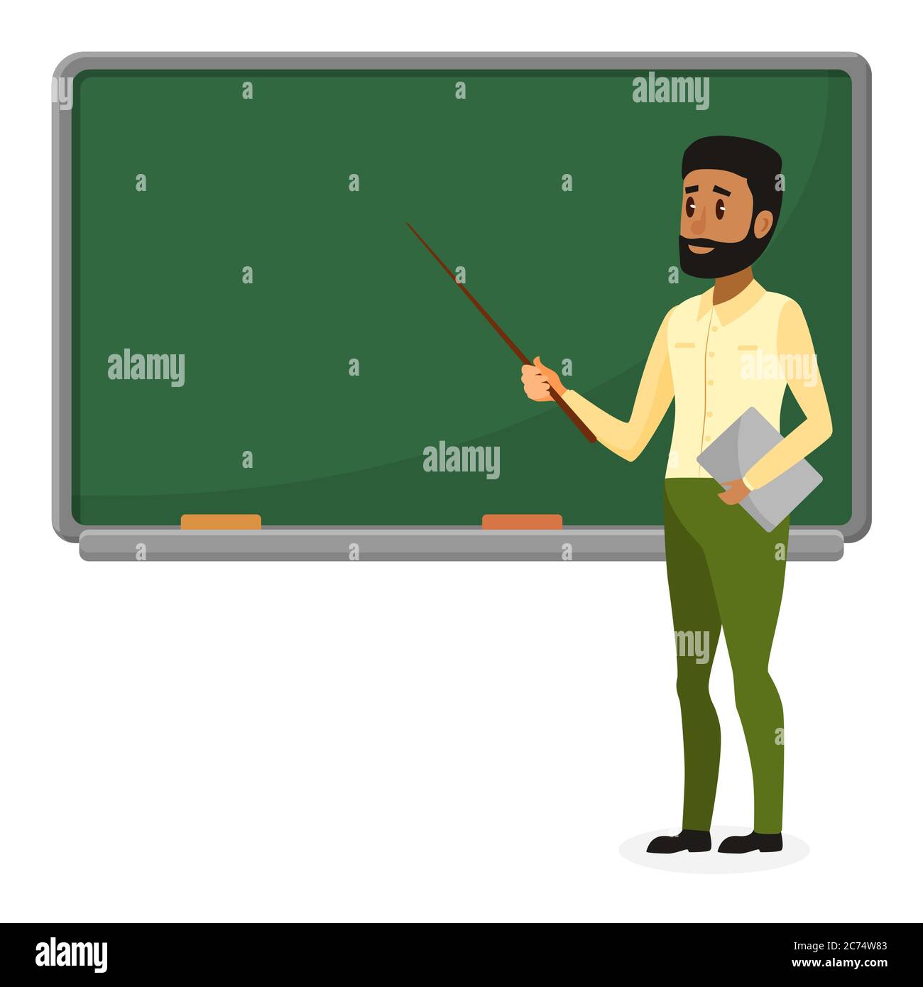 Young muslim man standing Stock Vector Images - Alamy