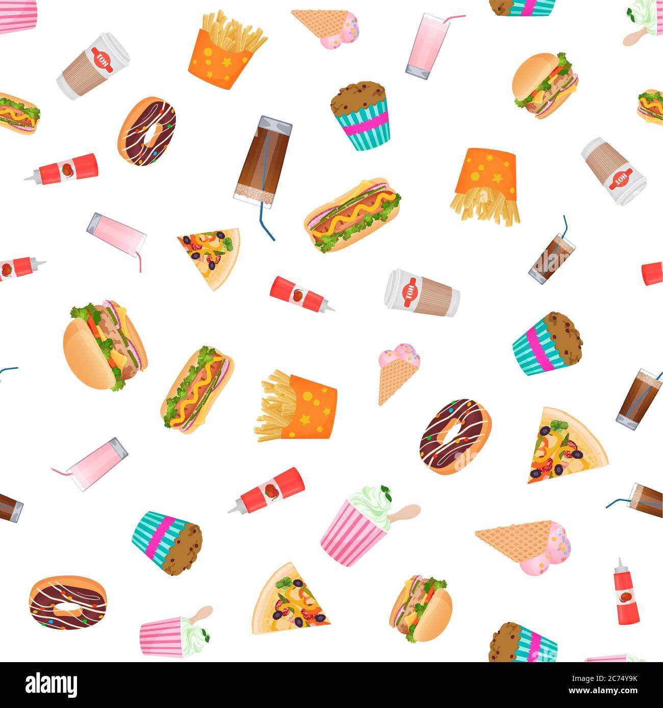 Pizza vector wallpaper hi-res stock photography and images - Alamy