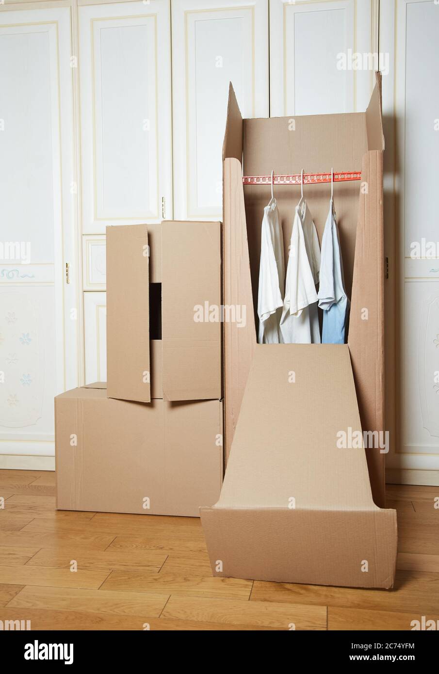 moving boxes. cardboard box. stack of boxes Stock Photo - Alamy