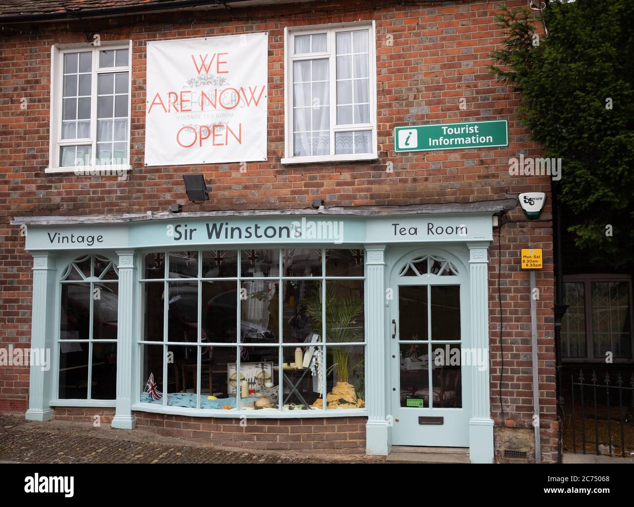 Westerham,Kent,UK,14th July 2020,As more coffee shops and pubs open Sir ...