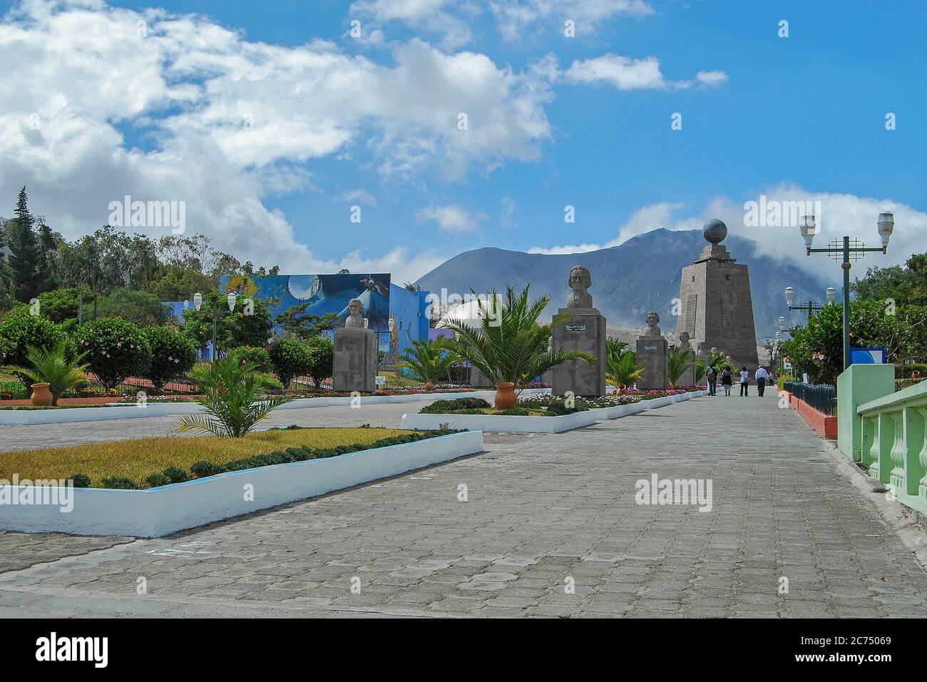 Mitad Del Mundo (Middle of the World City), San Antonio, Ecuador Stock ...
