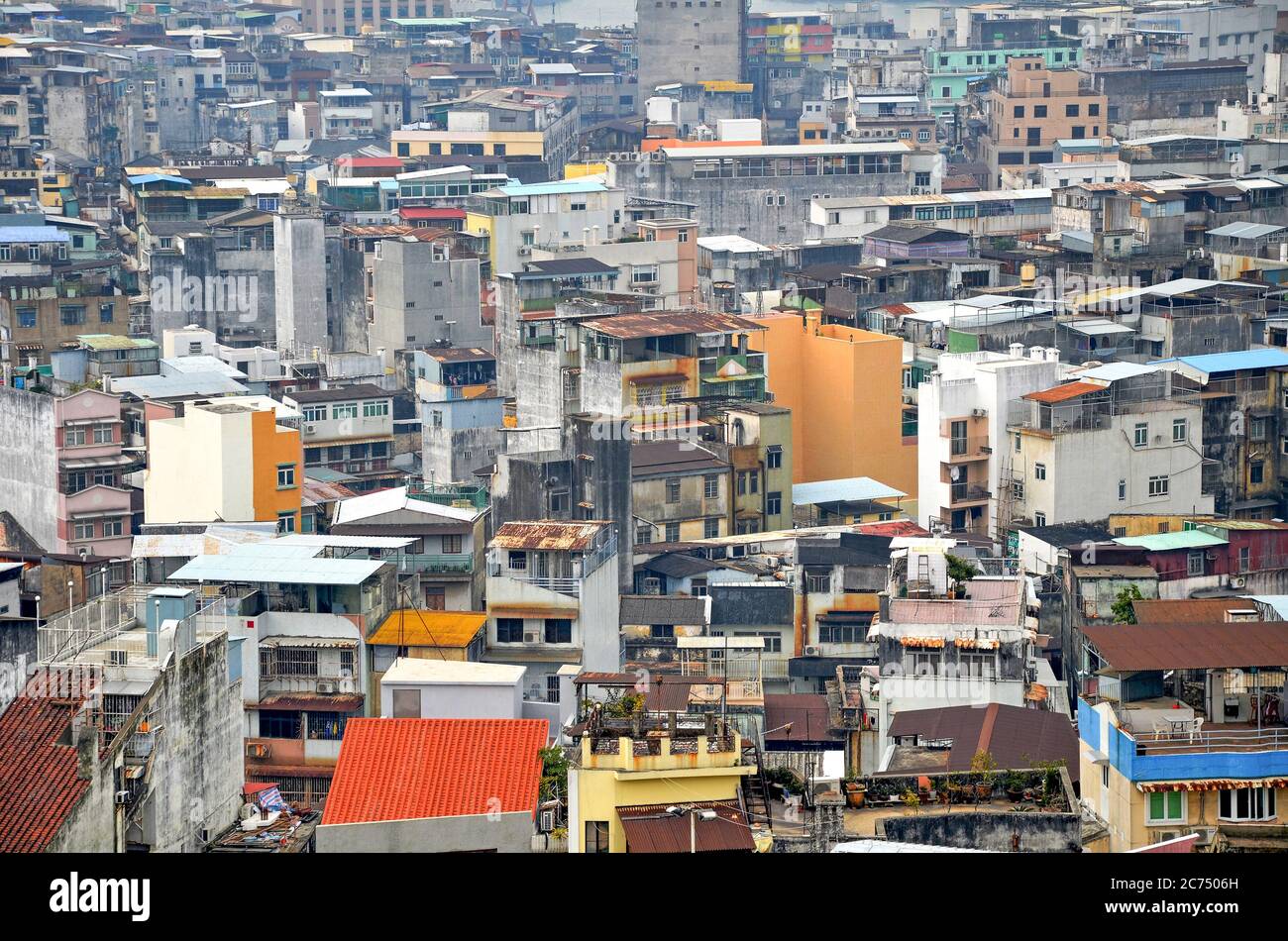 Slums Macau. China Stock Photo - Alamy