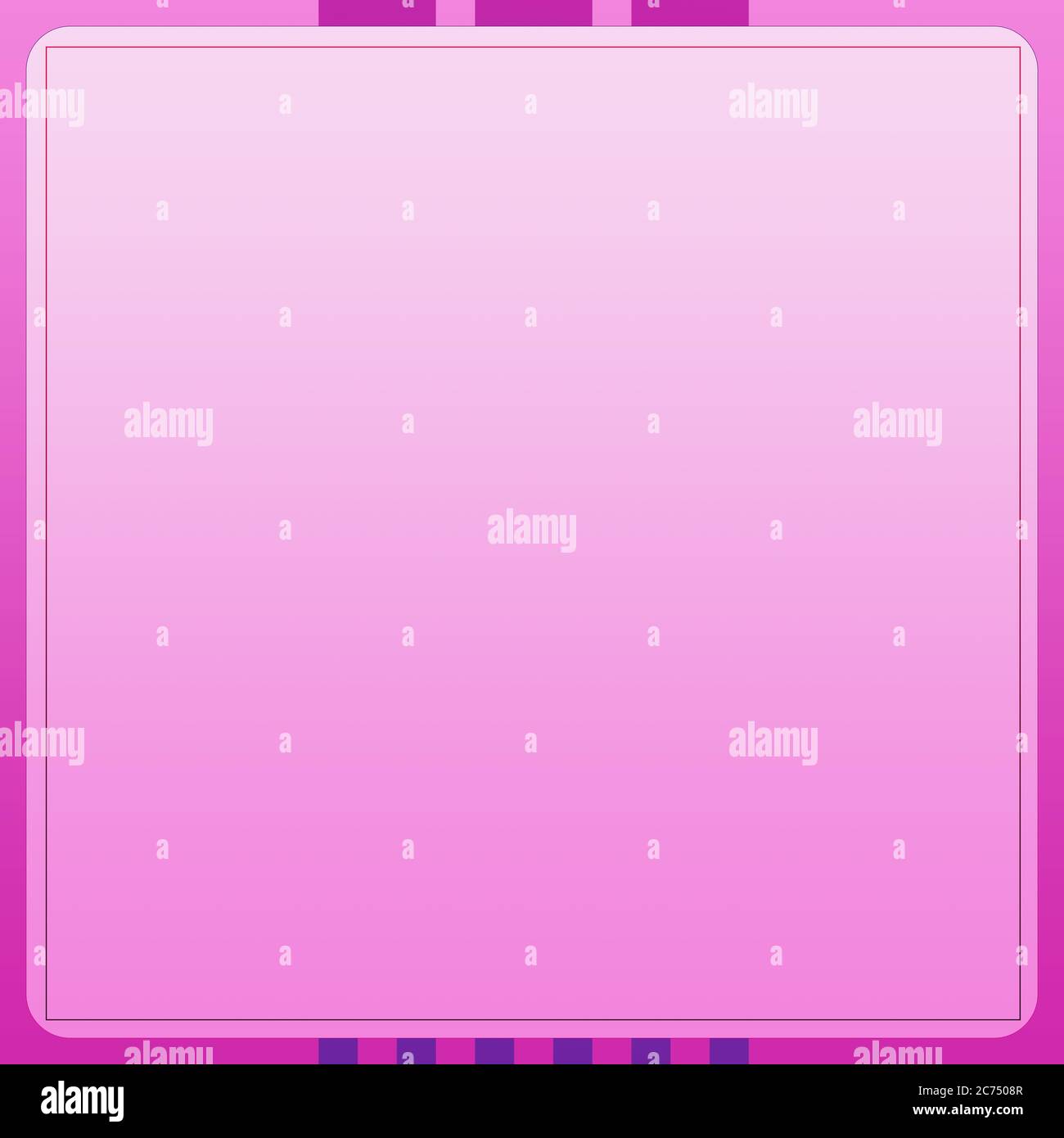 Empty Light Purple Square Frame On Striped Background Template-For ...