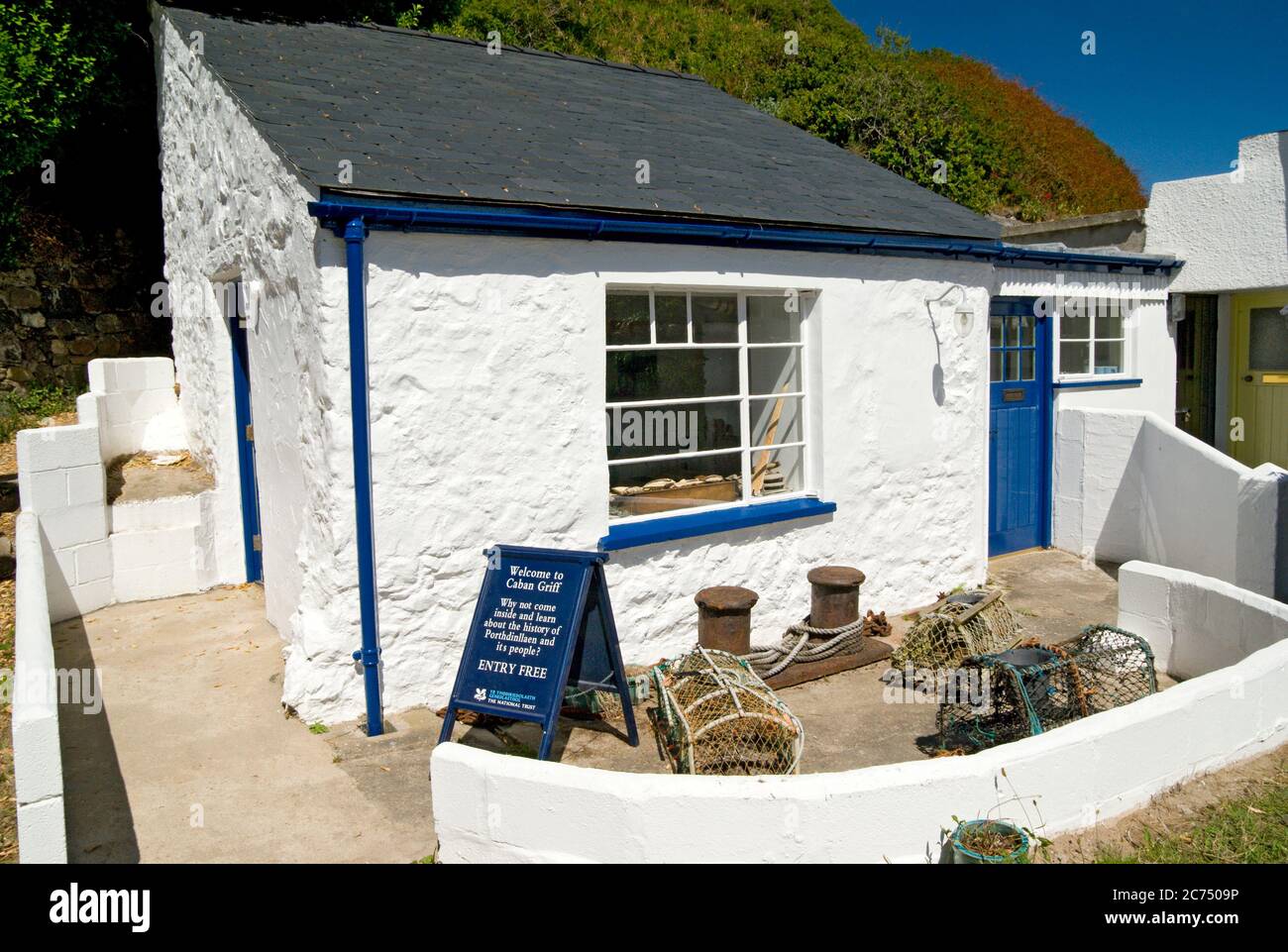 Caban Griff Museum of life in Porth Dinllaen, Nefyn, Lleyn peninsula ...