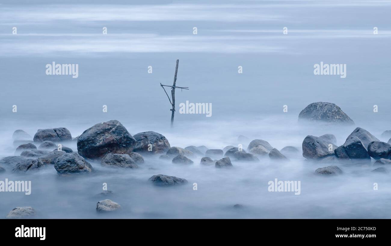 Lonely cross hi-res stock photography and images - Alamy