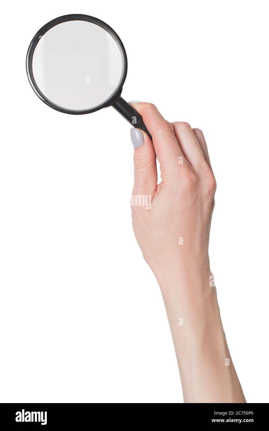 Detective looking clues magnifying glass hi-res stock photography and ...