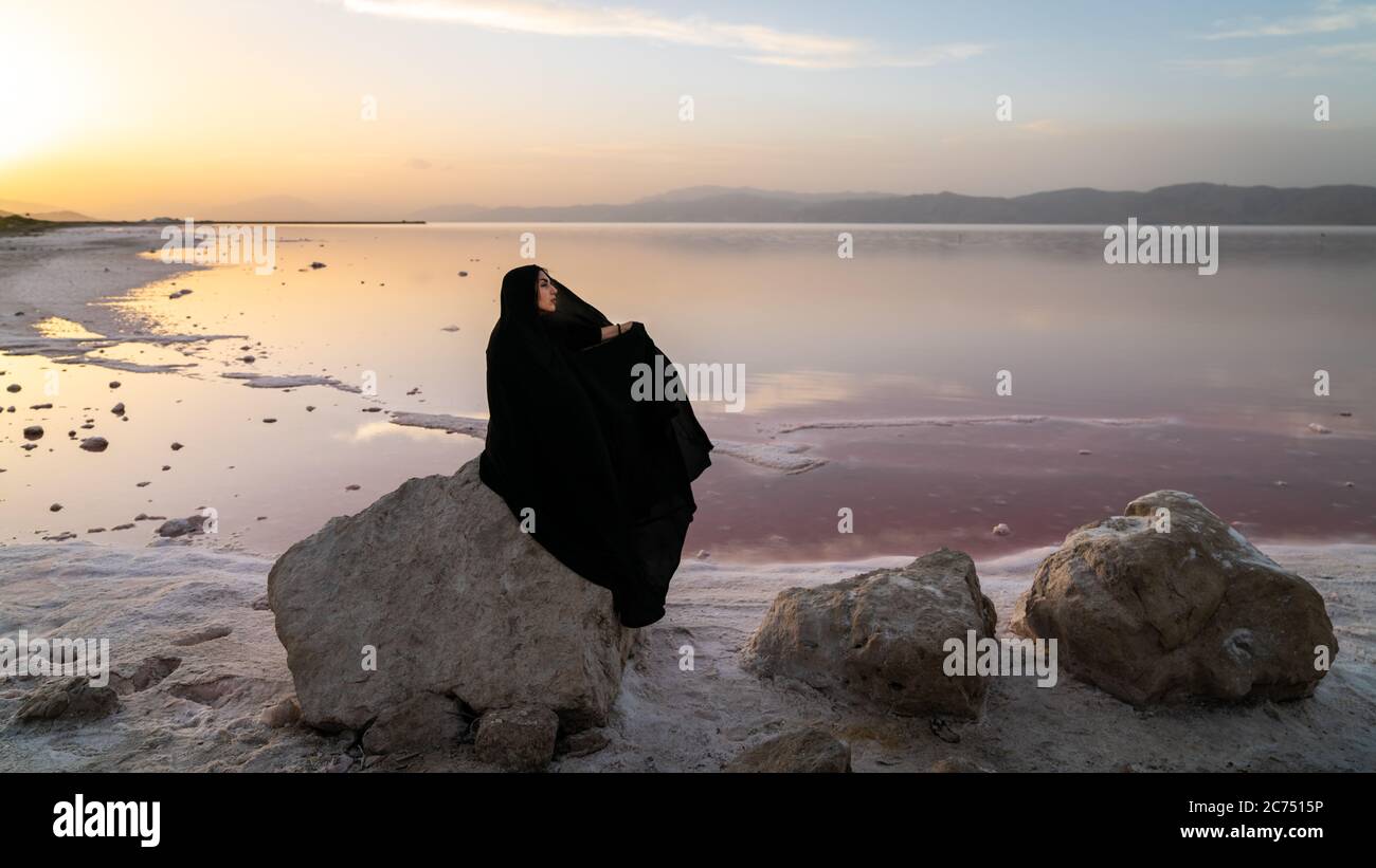 Burka beach hi-res stock photography and images - Alamy
