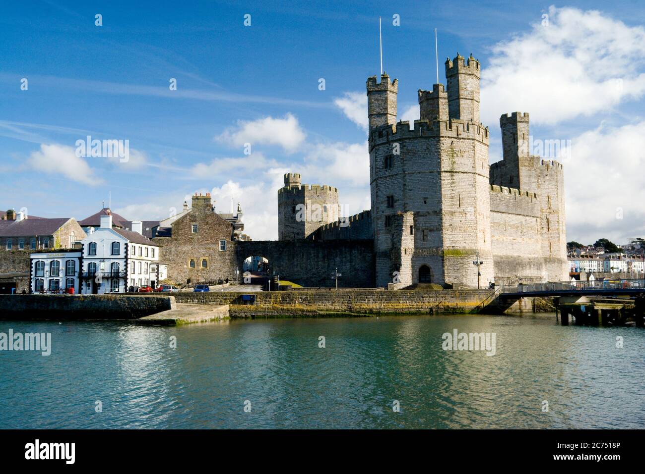 Caernarfon Castle, Gwynedd, North Wales Stock Photo - Alamy