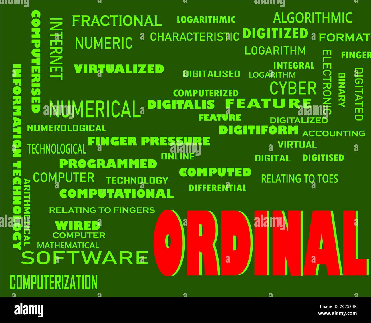 Ordinal Vector Vectors High Resolution Stock Photography and Images - Alamy
