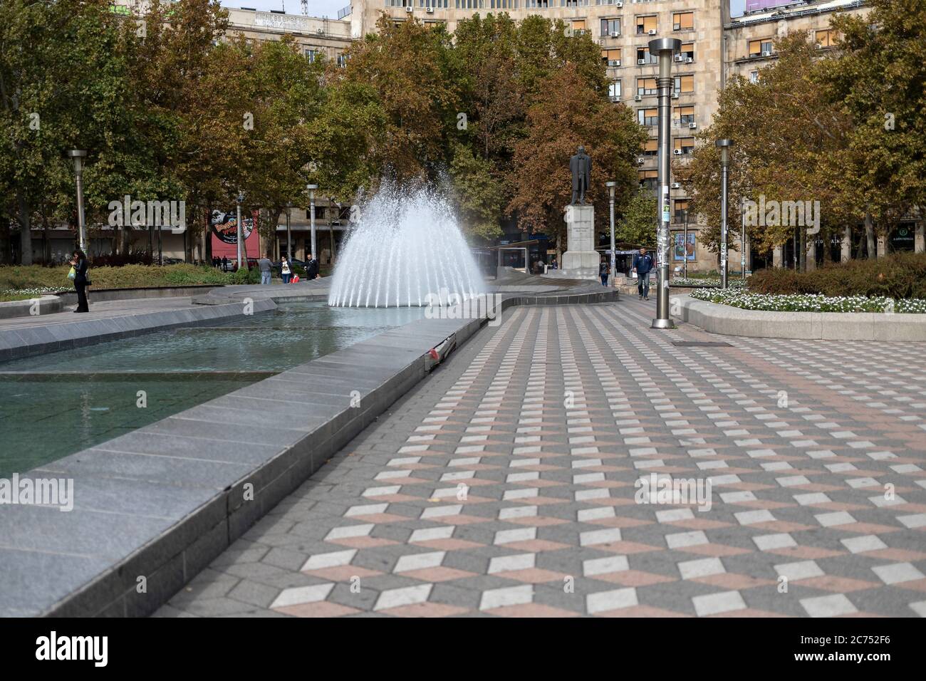 Belgrade, Serbia - View of Nikola Pašić Square Stock Photo - Alamy