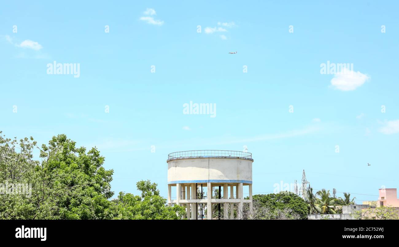 India town water tank hi-res stock photography and images - Alamy