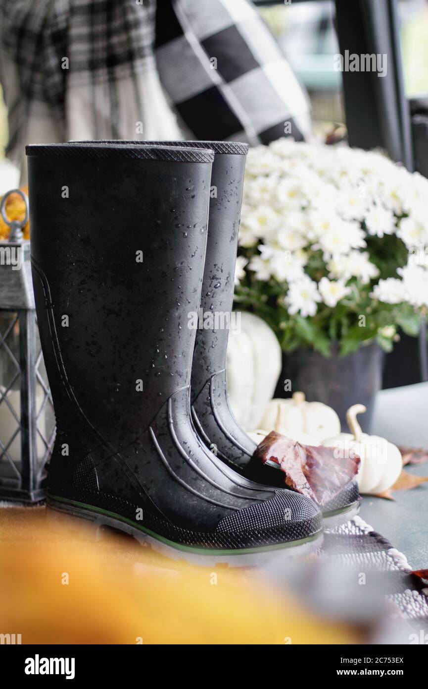 Photo of wellies hi-res stock photography and images - Alamy