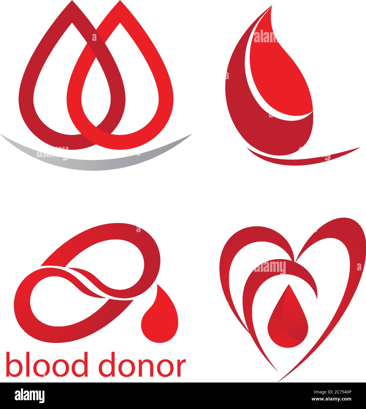 Blood ilustration logo vector template Stock Vector Image & Art - Alamy