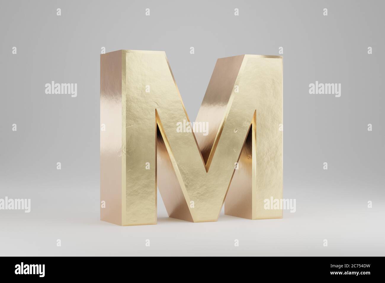 Gold letter m hi-res stock photography and images - Alamy