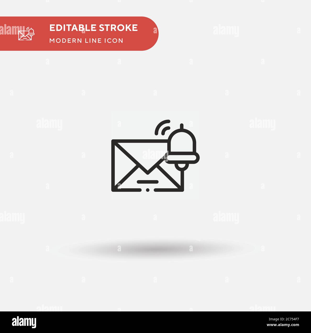 Mail Simple vector icon. Illustration symbol design template for web ...