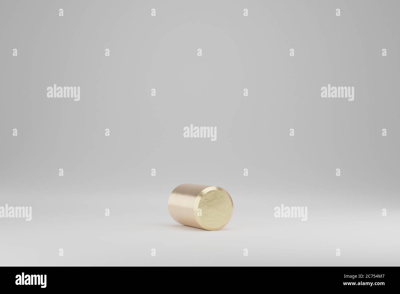 Gold 3d point symbol. Golden sign isolated on white background. Golden ...