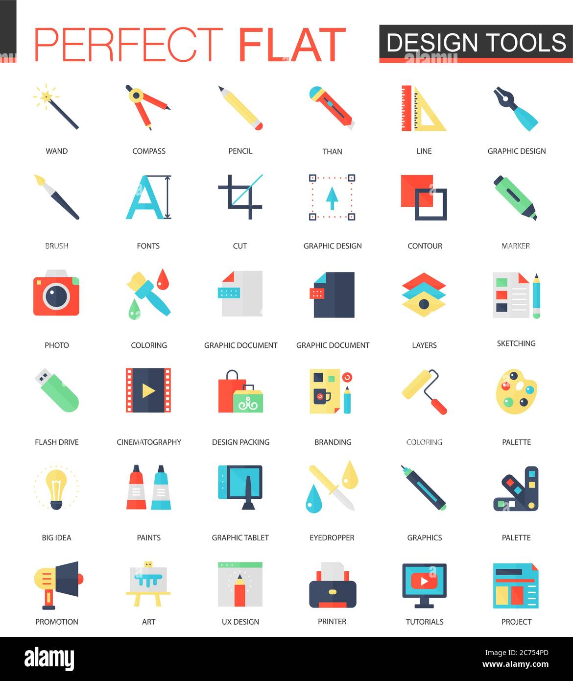 Design tools hi-res stock photography and images - Alamy