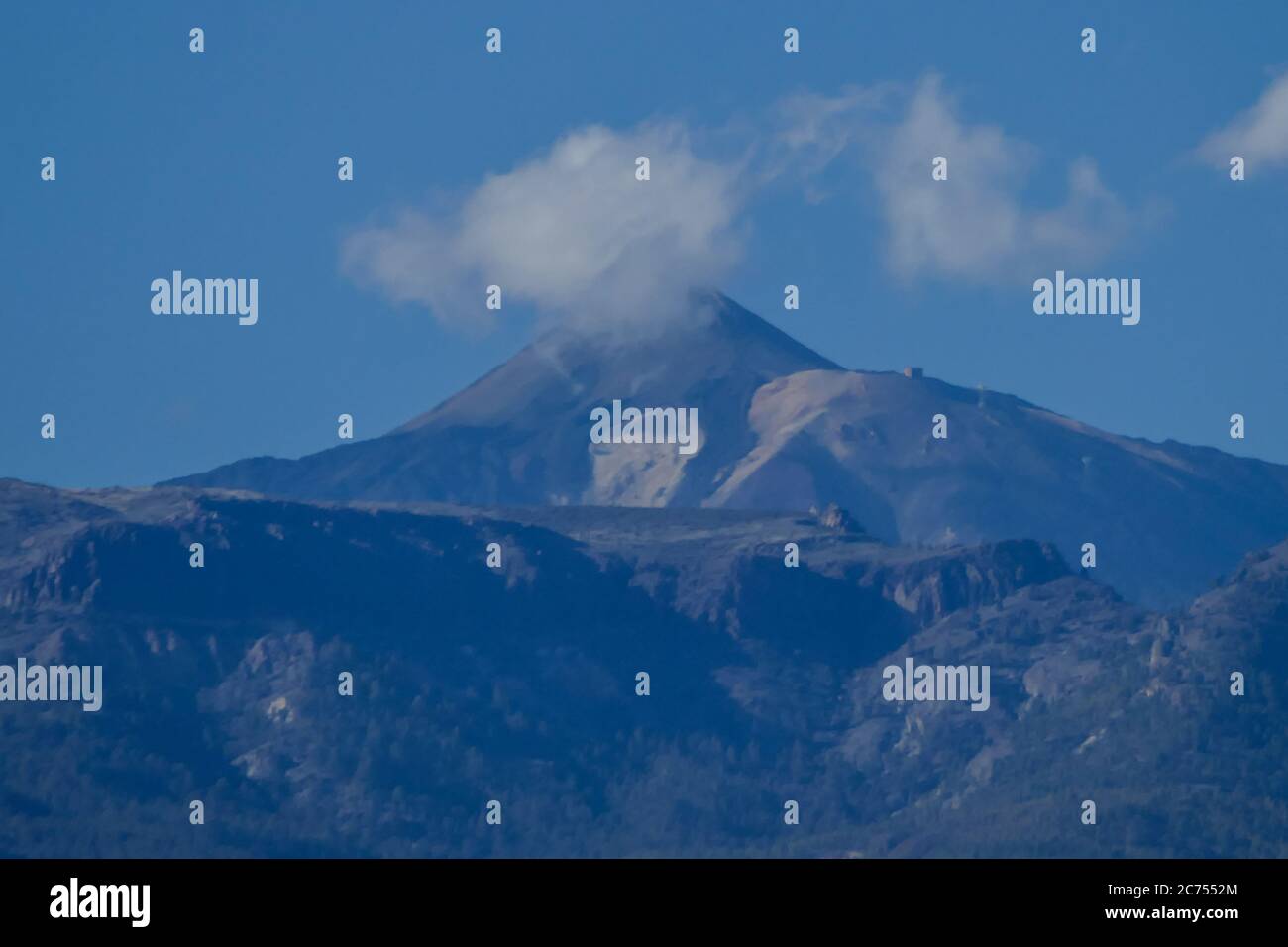 Photo Picture of the Beautiful Volcan Basaltic Mountain Stock Photo - Alamy