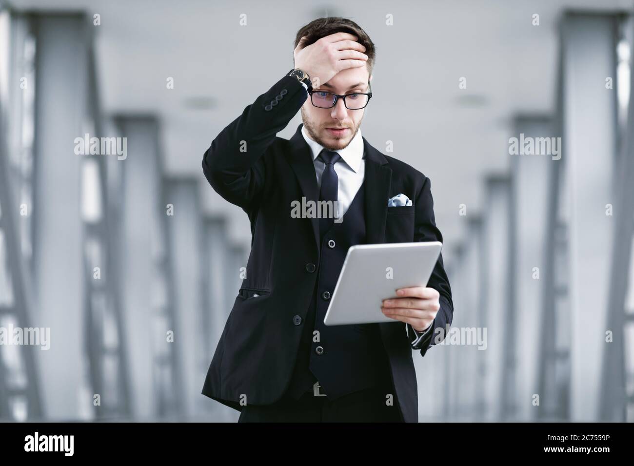 Impressed businessman hi-res stock photography and images - Alamy