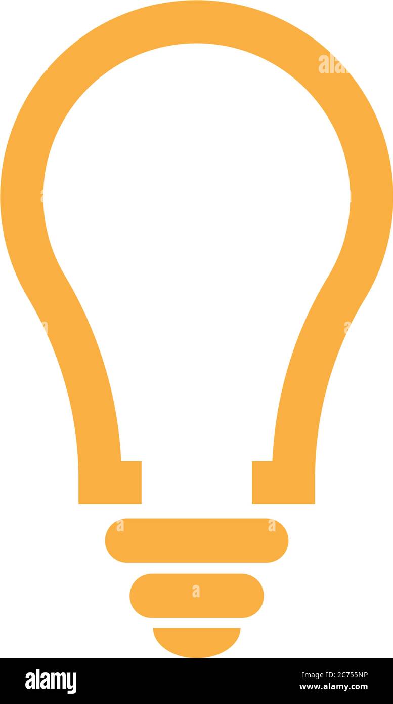 Bulb logo vector ilustration template Stock Vector Image & Art - Alamy