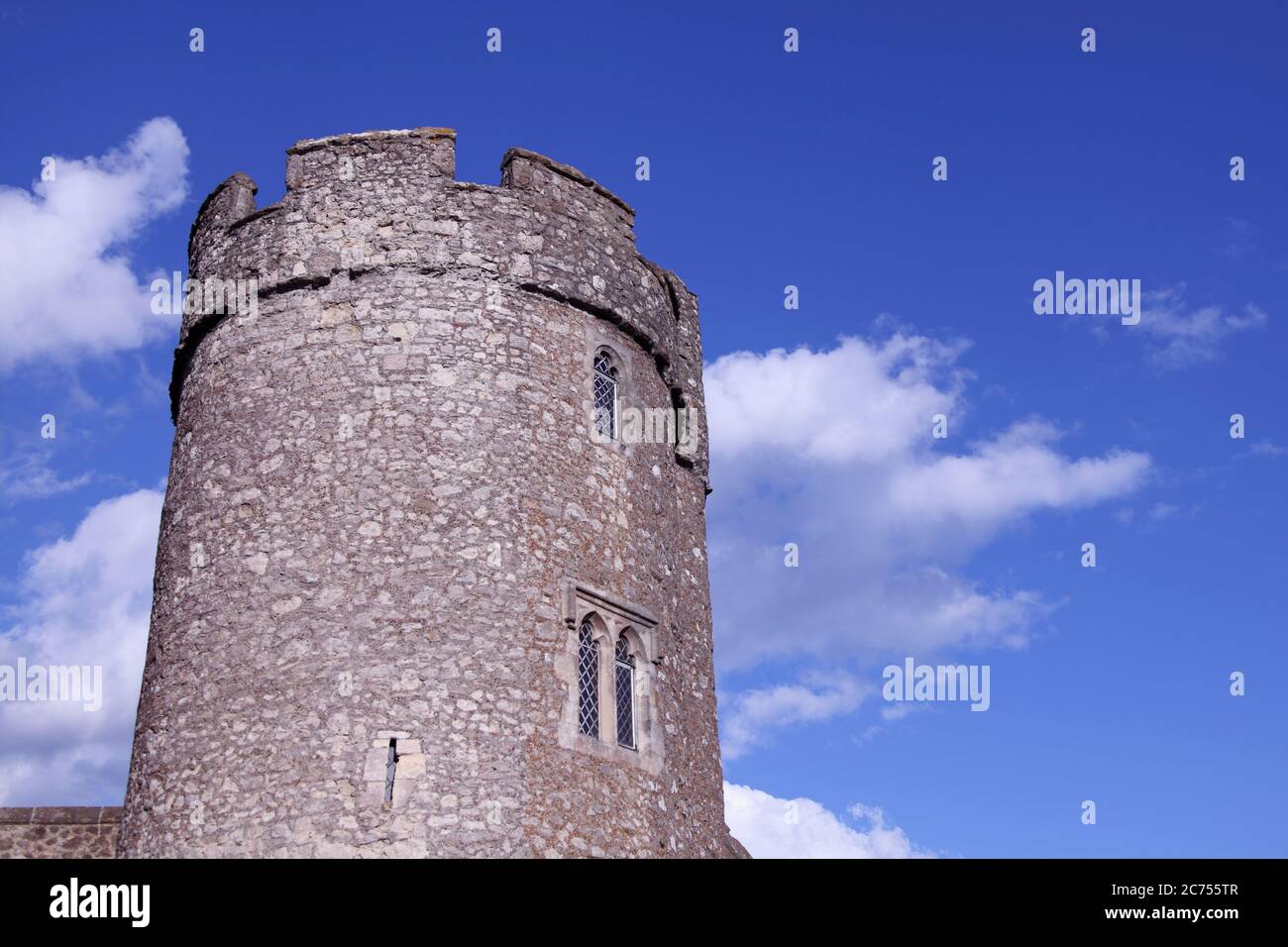 A crenellated castle hi-res stock photography and images - Alamy