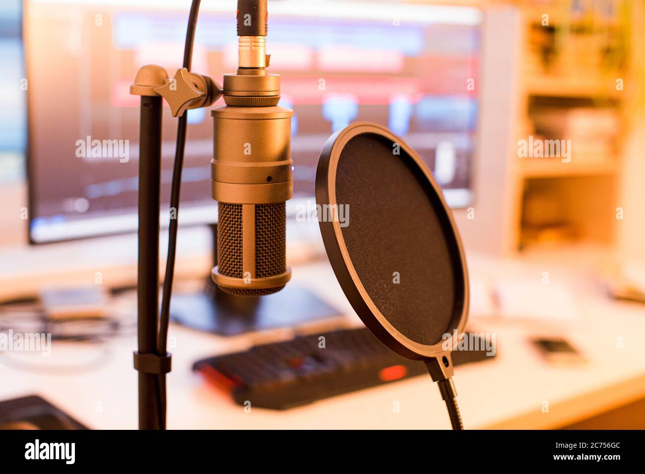 The equipment for music production at home Stock Photo - Alamy