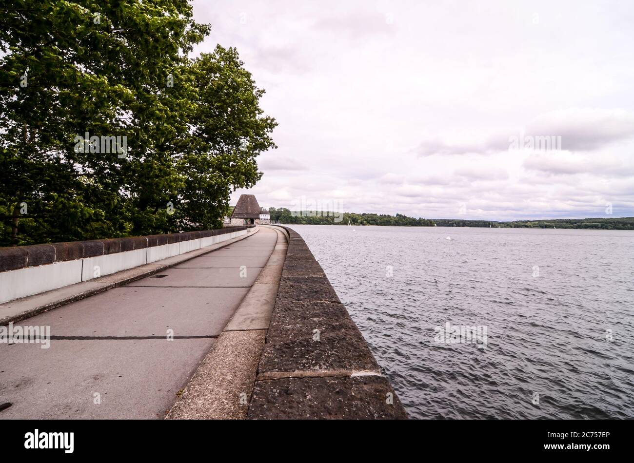 Mohnesee Westfalia Delecke European German Water Dam Stock Photo - Alamy