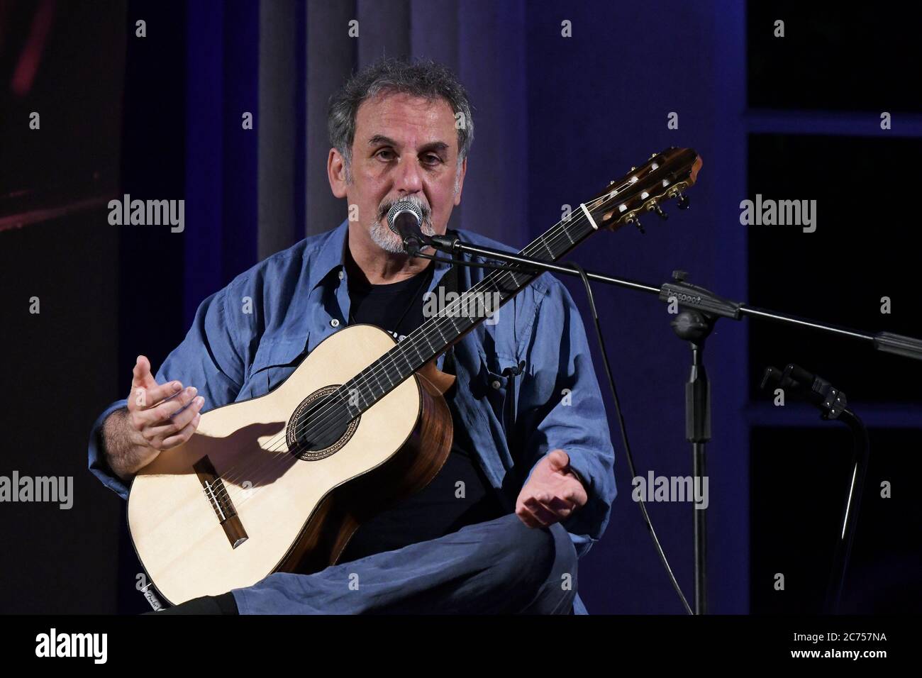 Milan, Italy Helena Hellwig singer Massimo Germini Guitar concert for ...