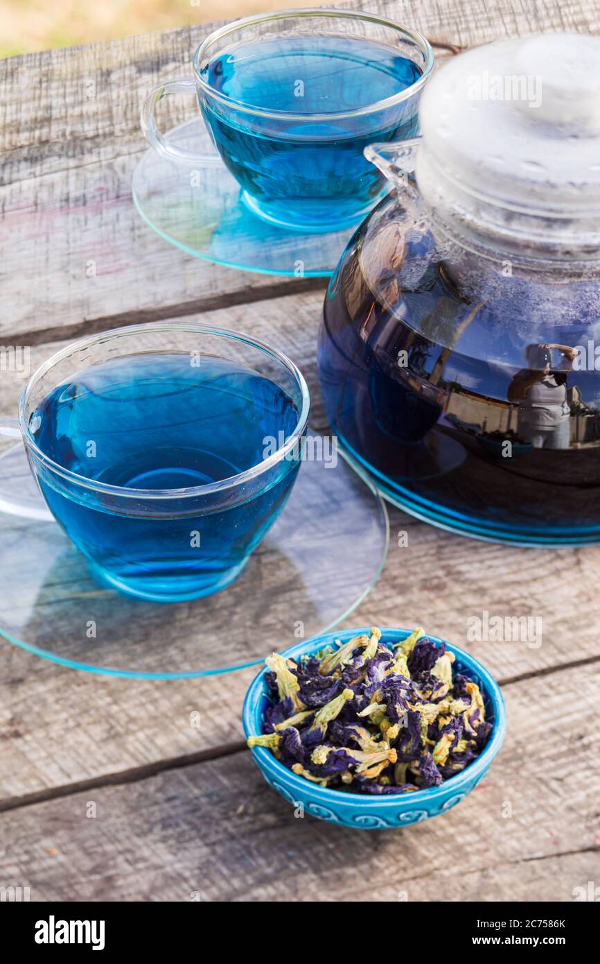 The healing Anchan tea is used in alternative medicine Stock Photo - Alamy