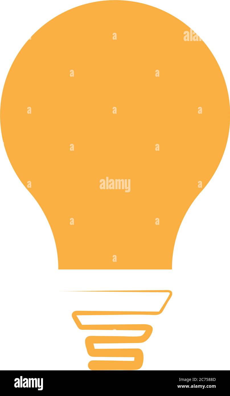 Bulb logo vector ilustration template Stock Vector Image & Art - Alamy